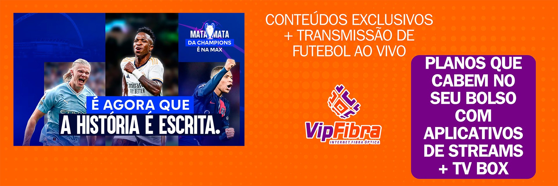 VipFibra Telecom - Planos a partir de R$69,99